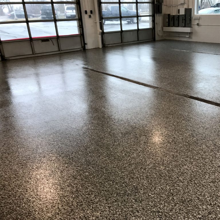 Decorative Flake Epoxy Floor System for CarStar | MJA Company